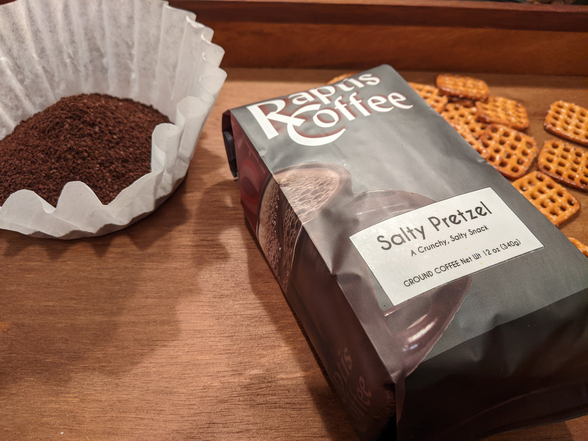 Salty Pretzel Flavored Coffee – Raptis Coffee
